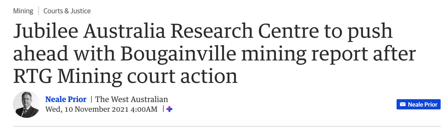Scramble for Bougainville’s Resources: A Window Into Mineral ...
